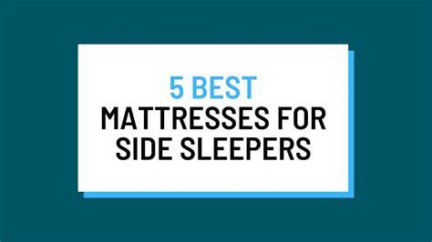 5 Best Mattresses For Side Sleepers Best Mattress Au