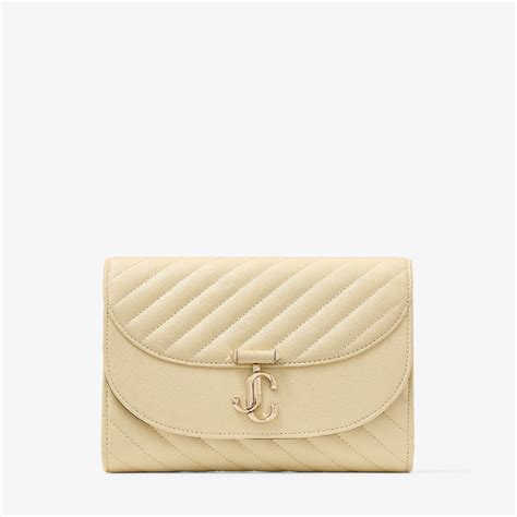 Curve Clutch Buttermilk Quilted Biker Leather Clutch Jimmy Choo