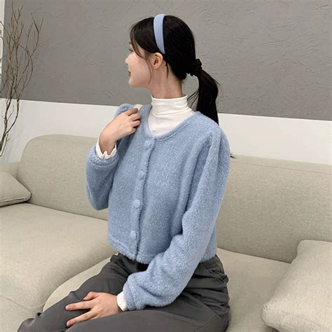 포근포근 눈꽃 라운드 가디건 뽀글이 후리스 노카라자켓 점퍼 잠바 아우터 가을자켓 겨울자켓 숏패딩 숏코트 앙고라가디건 니트가디건 퍼프가디건 쉬폰가디건 오프숄더 겨울