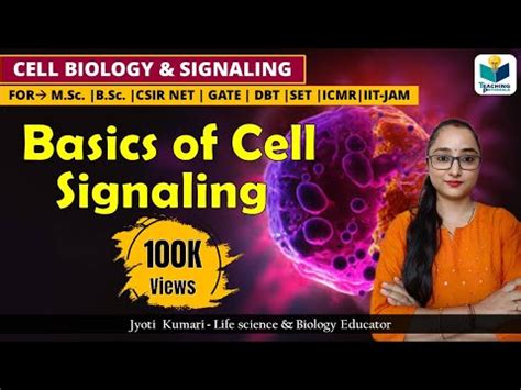 CELL SIGNALING INTRODUCTION CSIR NET GATE Video Lecture Crash Course For CSIR NET Life