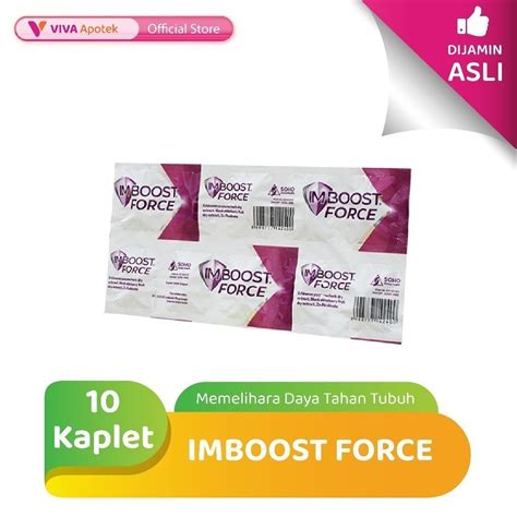 Jual Imboost Force Untuk Memelihara Daya Tahan Tubuh 10 Kaplet