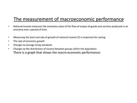 PPT The Measurement Of Macroeconomic Performance PowerPoint Presentation ID