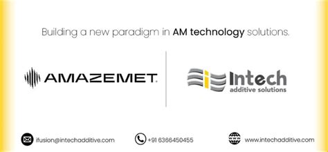 Additivemanufacturing Partnership Collaboration India Europe Intech Additive Solutions