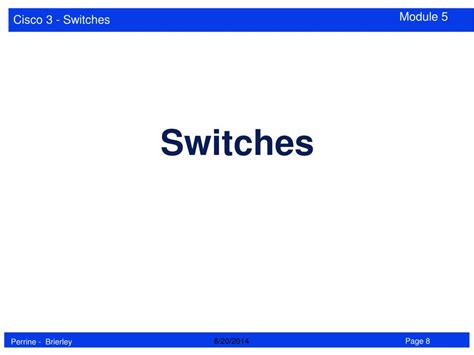 Ppt Switches Powerpoint Presentation Free Download Id3335251