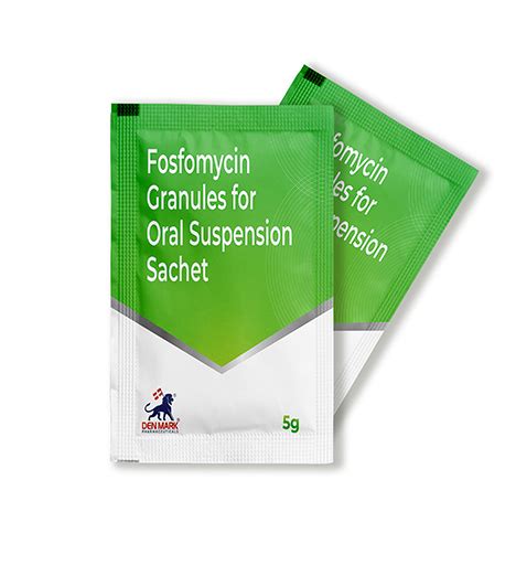 Fosfomycin Granules For Oral Suspension Sachet Den Mark Pharmaceuticals
