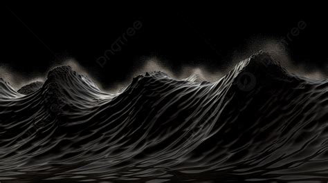 3d 기술로 구현된 어두운 파도 3d 렌더링 세우다 물 3d 배경 일러스트 및 사진 무료 다운로드 Pngtree