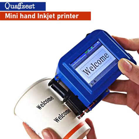 New Handheld Printer Portable Mini Intelligent Hand Held Inkjet Printer Full Automatic Small