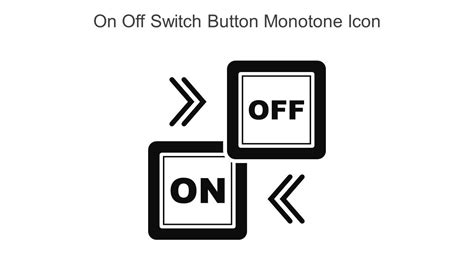 On Off Switch Button Monotone Icon In Powerpoint Pptx Png And Editable Eps Format PPT Example