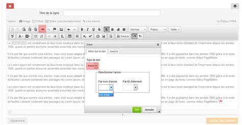 Ajouter Une Ancre Dans Une Page Html