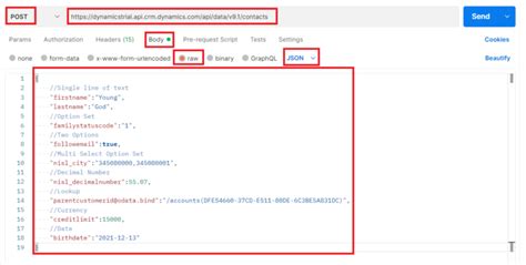Use Postman To Create Record In Dynamics With The Web Api Nebulaa It Solutions Nebulaa It