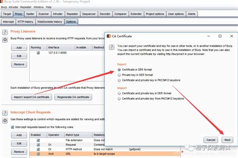 BurpSuit配置抓包http和https请求 腾讯云开发者社区 腾讯云