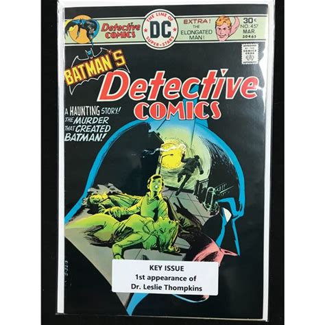 Dc Detective Comics No 457 1st App Dr Leslie Thompkins