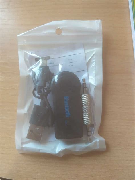 Bluetooth за кола блутут Aux хендсфри аукс аудио приемник жак 3.5мм гр ...