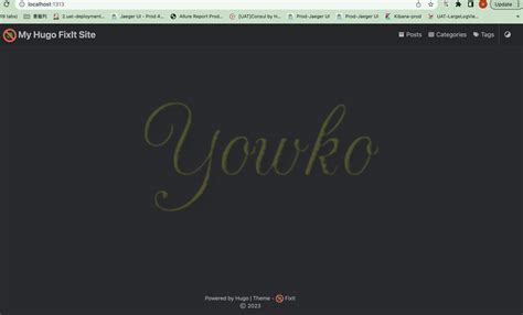 使用 markdown 搭配 Hugo 建立網站 Yowko s Notes