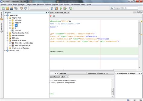 Jquery Netbeans Java Tutorial Jquery Ui Datapicker