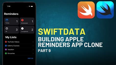 SwiftData Building Apple Reminders App Clone Part 9 YouTube