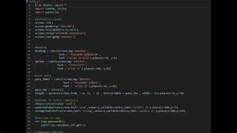 Vedant Singhal On Linkedin Python Tkinter Passwordgenerator