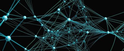 Abstract Representation Of A Neural Network In Operation Premium Ai