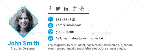 Create HTML Email Signature Template Email Signature Templates HTML Files Included By Doto
