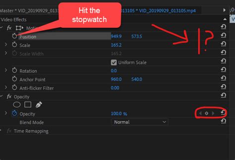 Solved Set Keyframe Button Is Not Accessible In Effects C Adobe Community 10639724