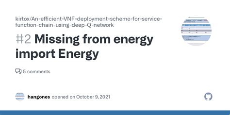 Missing From Energy Import Energy · Issue 2 · Kirtoxan Efficient Vnf