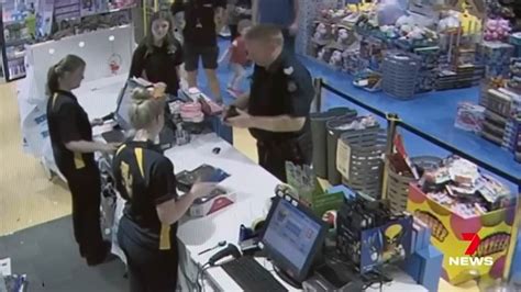 Aussie Cops Touching Gesture For Accused Toy Thief Caught On Camera