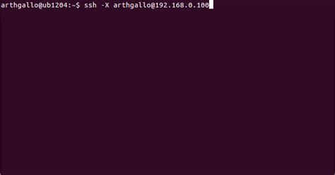 open design and architecture starting a remote session from one ubuntu machine on another
