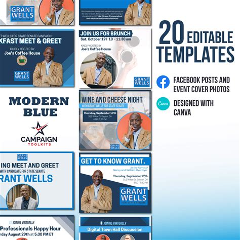 Events Toolkit Modern Blue Campaign Toolkits