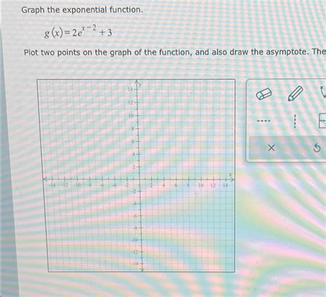 Solved Graph The Exponential Functiongx2ex 23plot Two