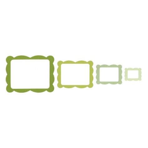 Framelits Scallop Rectangles Rasmus Design