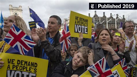 Theresa Mays Brexit Deal Is Rejected By Uk Parliament The New York
