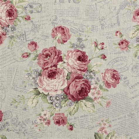 일본수입원단 마이 페이버릿 띵스 잉글리쉬 로즈 린넨 캔버스원단 블루 퀼트의 명가 엔조이퀼트