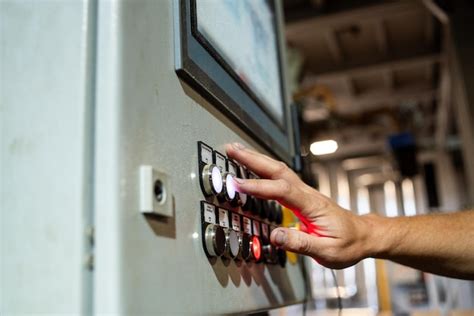 Premium Photo The Operator Controls The Machine