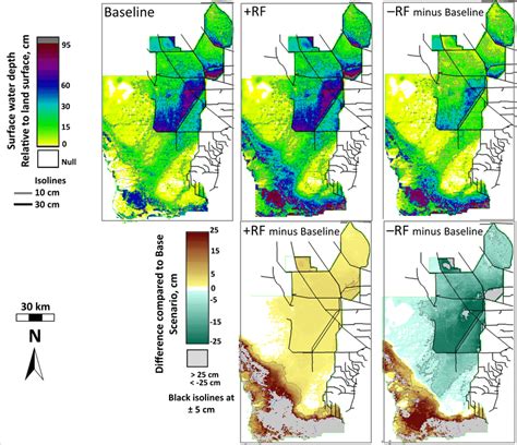 Daily Mean Surface Water Depth Simulation Maps For The Period Of Download Scientific Diagram