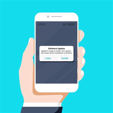 System Software Update And Upgrade Concept Loading Process Screen