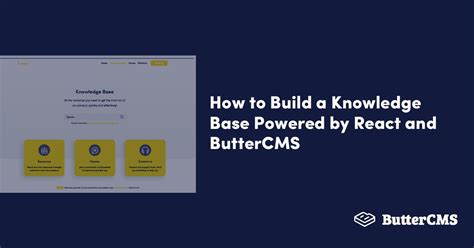 Buttercms 🧈 On Linkedin Knowledgebase React Headlesscms
