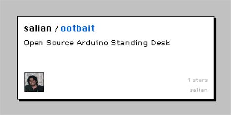 Github Salianootbait Open Source Arduino Standing Desk With