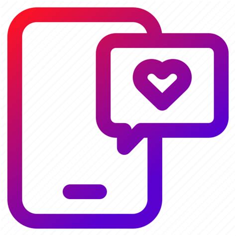 Phone Chat Love Dating App Message Icon Download On Iconfinder