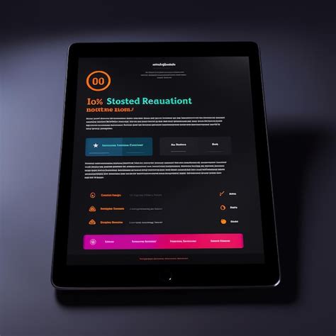 Premium Ai Image Tablet Mockup