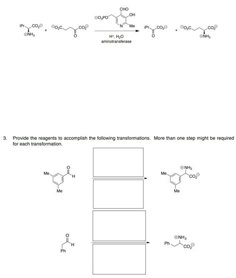 Solved E Product For The Following Transformations When Chegg Com