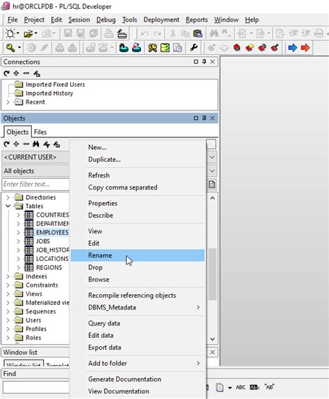 How Oracle Rename Table How To Sop