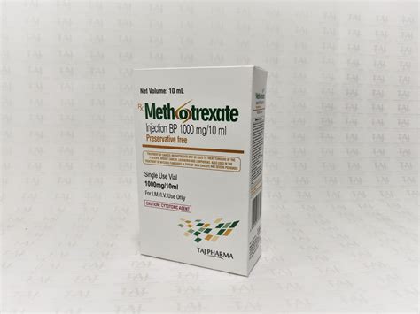 Methotrexate Injection Bp 100mg Ml 1000mg 10ml Methotrexate