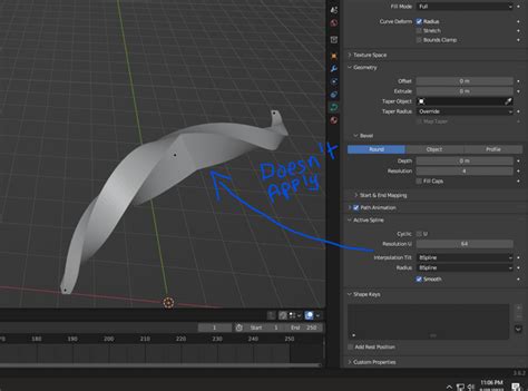 Geo Nodes Interpolating Curve Tilt And Radius Rblender