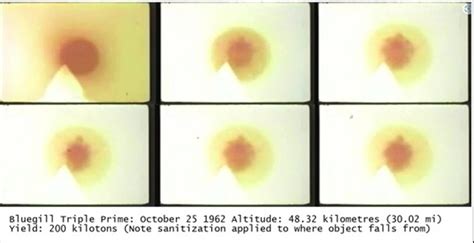 A Bluegill Triple Prime Nukleáris Teszt Során Egy Ismeretlen Objektum Zuhant Le Az égből Új