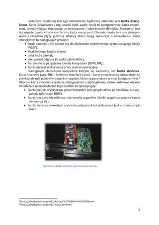 Lokalizowanie I Usuwanie Uszkodzeń Podzespołów Komputera Osobistego Pdf