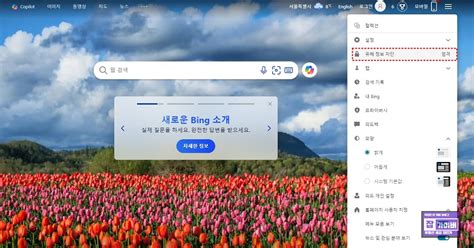 구글크롬 코파일럿 현재 유해정보 차단설정으로 Bing 채팅을 사용할 수 없음
