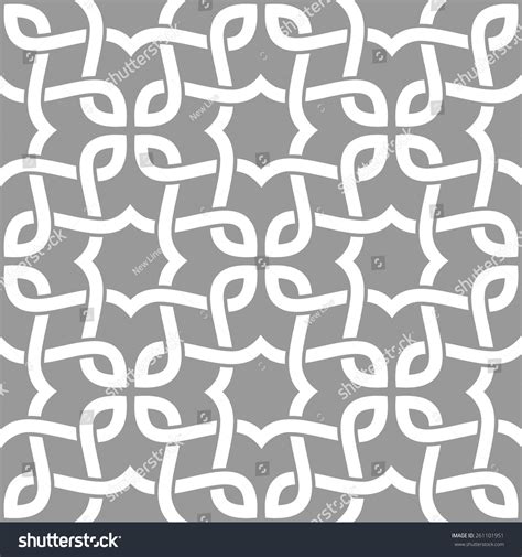 Seamless Pattern Intersecting Stripes Abstract Pattern Stock Vector Royalty Free 261101951