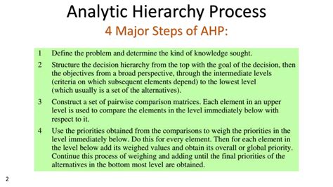 analytic network process pptx physics science