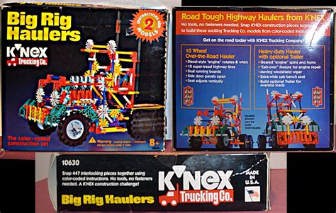 K NEX Big Rig Haulers Instructions Code 10630 Can T Find Mine
