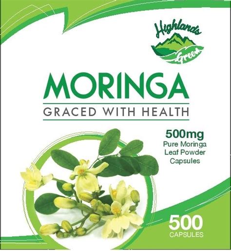 Moringa 500mg Capsules Pure Moringa Powder 4